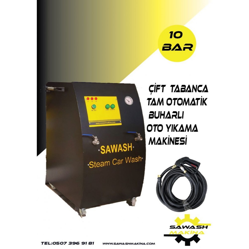 Sawash Makine-Çift Tabancalı Buharlı Oto Yıkama Makinaları ...